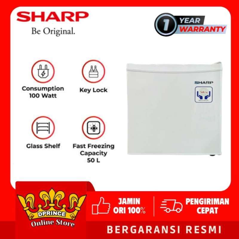 Promo Sharp Mini Bar 50mb Kulkas Portable Sj-50mb-xw Diskon 23% Di ...