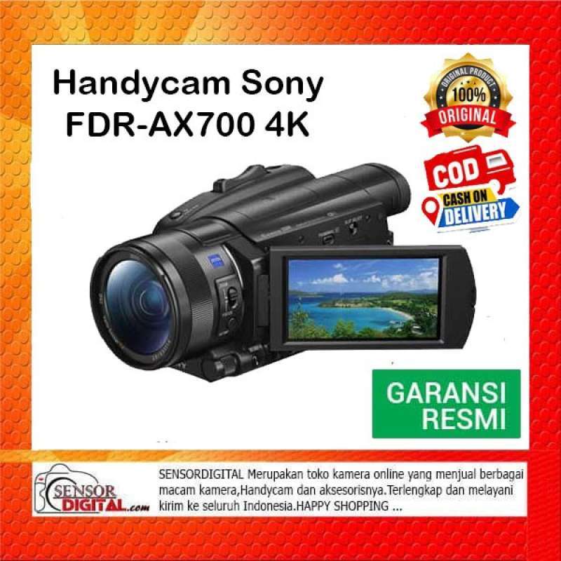Promo Handycam Fdr-ax700 4k Camcorder Fessional Ax-700 - Paket Diskon 23% Di Seller Tuplens ...