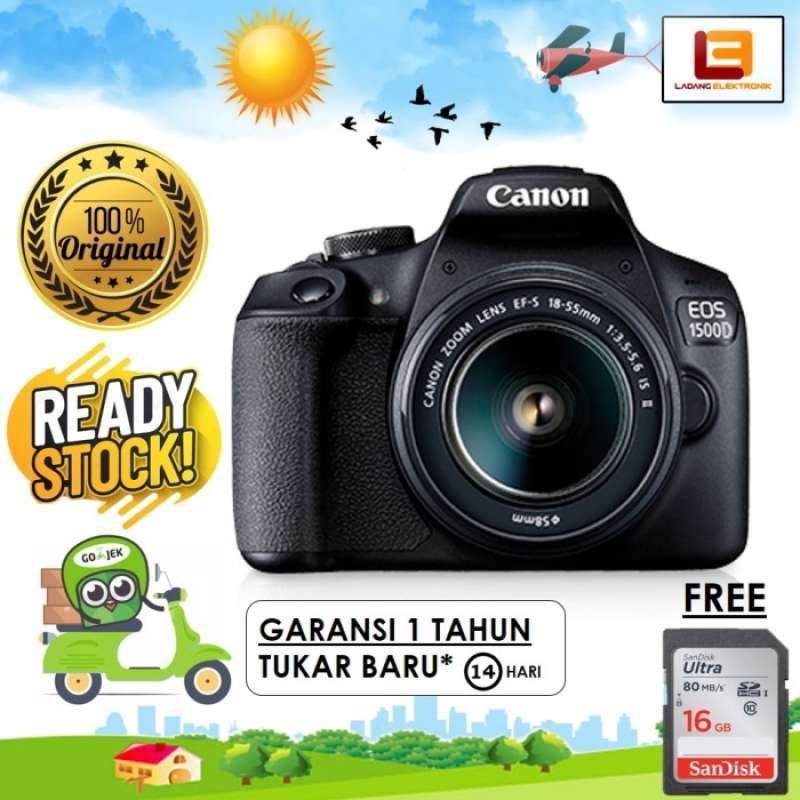 Promo Eos 1500d Kit 18-55mm Is Ii Free Memory Diskon 23% Di Seller Tuplens Store - Cengkareng ...