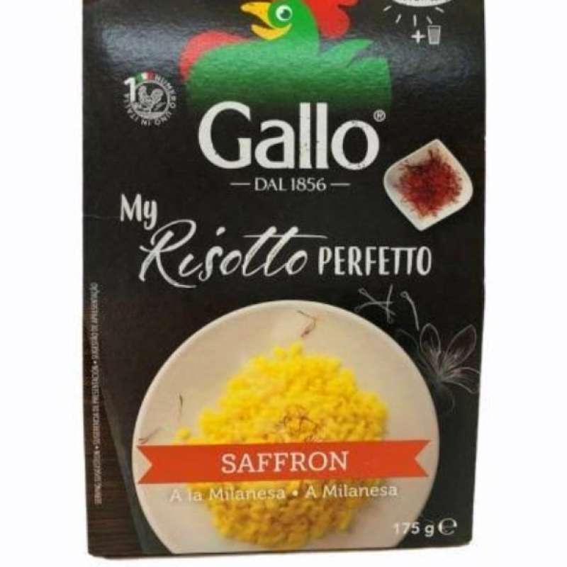 Jual Gallo Risotto Perfetto Safron 175 Gr/nasi Instant Di Seller ...