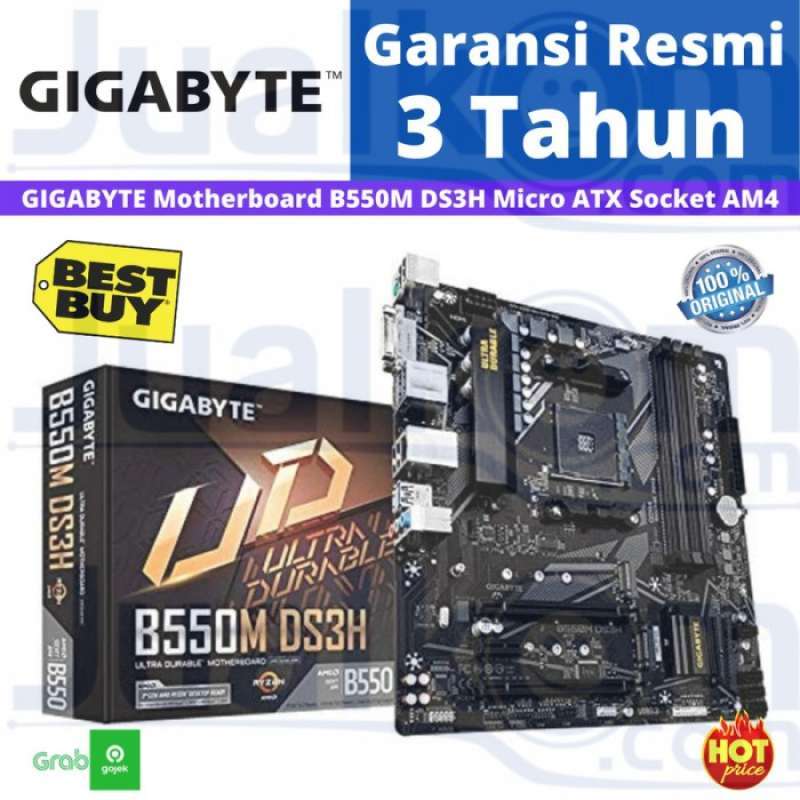 Promo Gigabyte Motherboard B550m B 550m Ds3h Micro Atx Socket Am4 Diskon 23% Di Seller Scrollbox ...