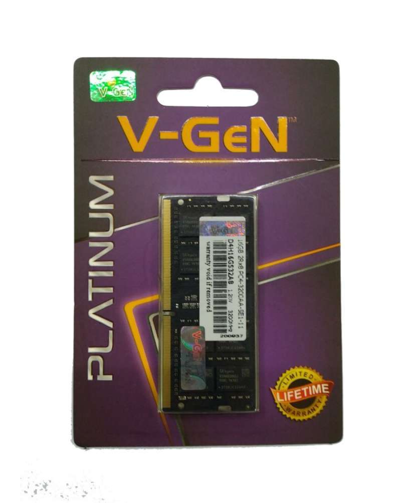 Promo Ram Ddr4 Sodimm V-gen Platinum 16gb Pc25600/3200mhz Memory Laptop ...