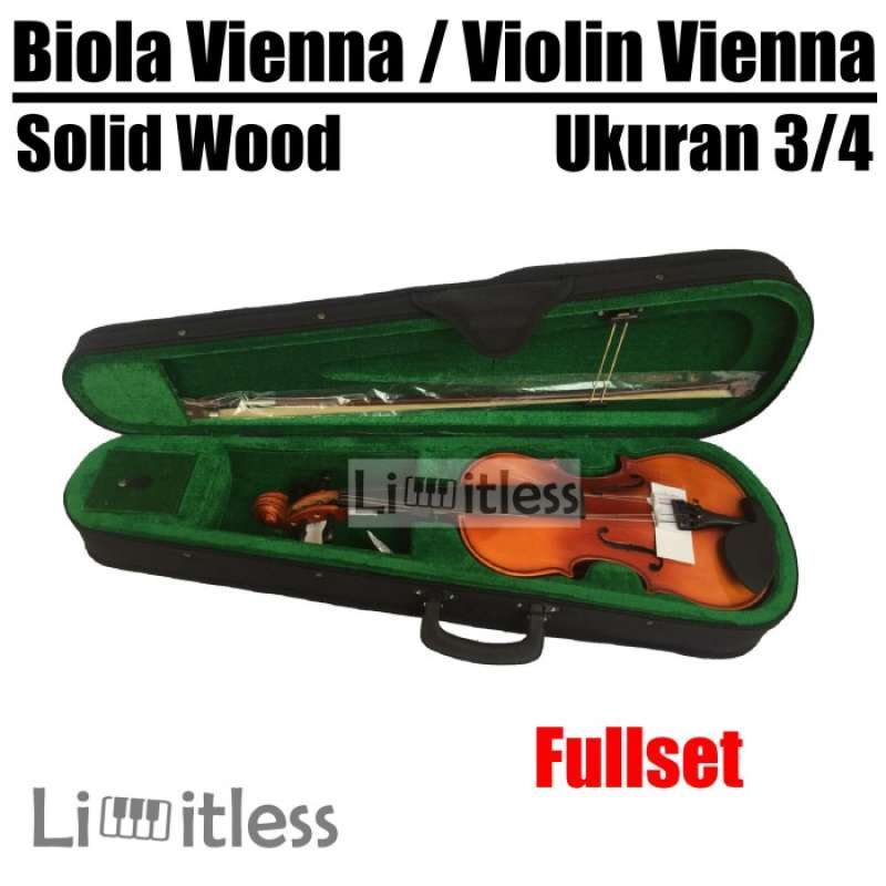 Jual Biola Violin Vienna 3/4 Solid Wood Original Di Seller Noelle ...