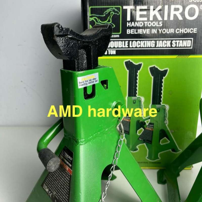 Jual Original Tekiro Jack Stand 3 Ton Double Locking Tahanan Dongkrak ...