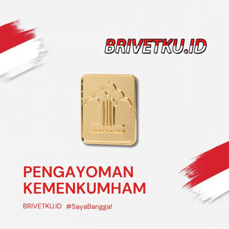 Jual Pin/brivet Pengayoman Kemenkumham Exclusive Brivetku.id - Polos Di ...