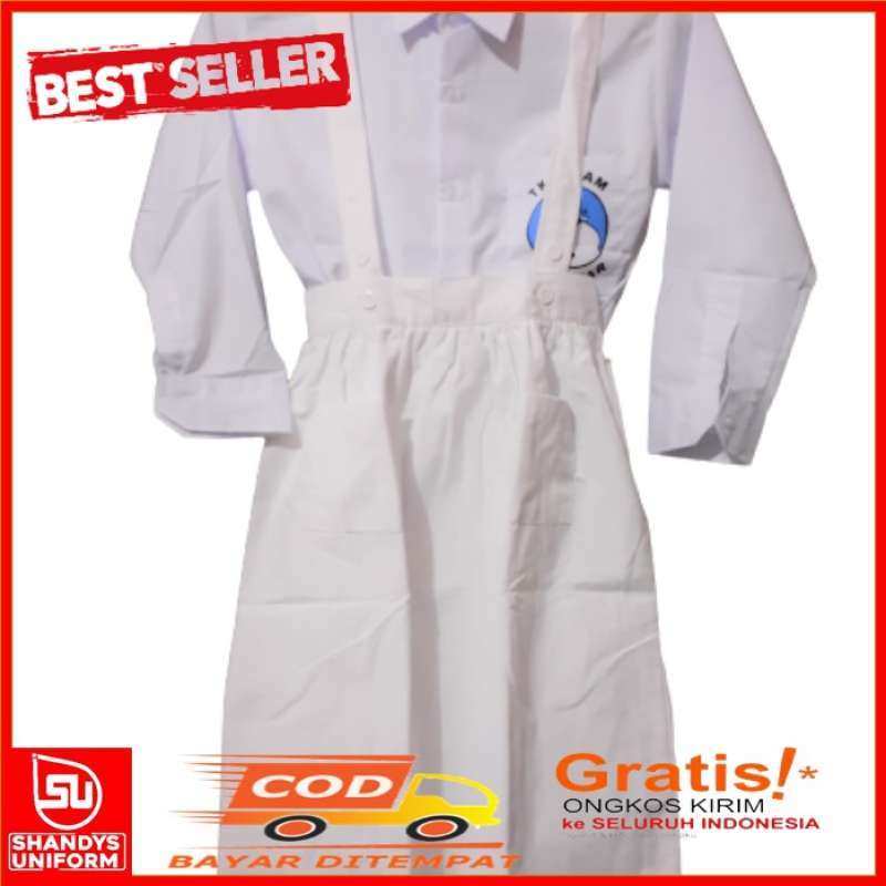 Jual Seragam Tk Al-azhar Model Rok Kodok Warna Putih - 2 Di Seller ...