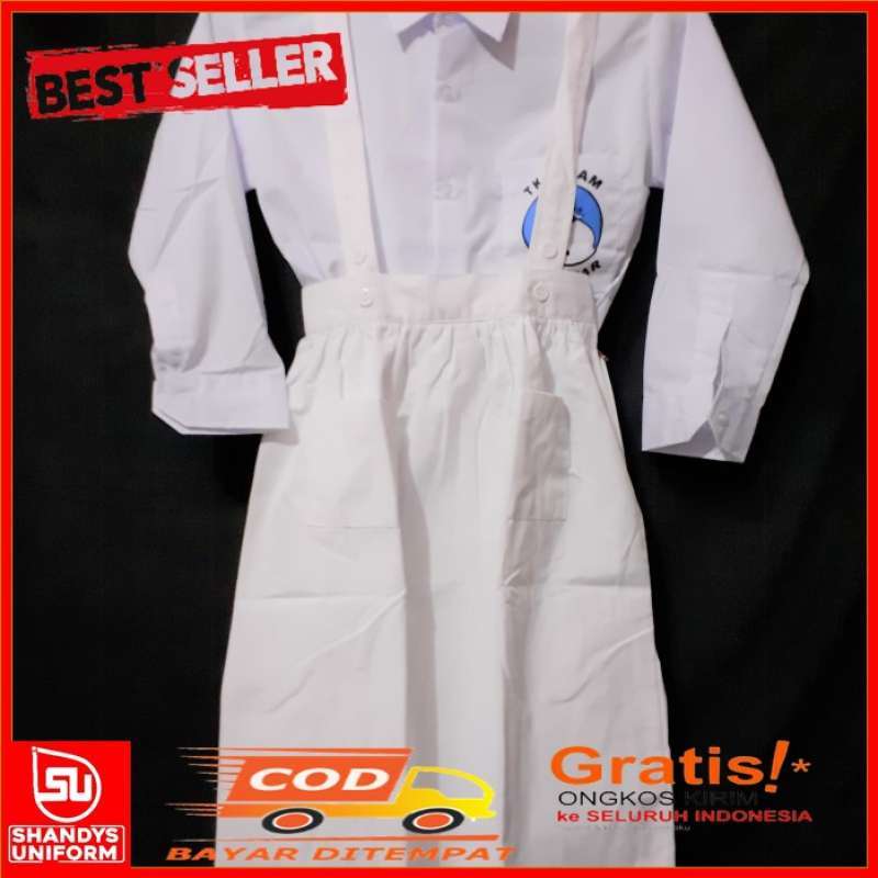 Jual Seragam Tk Al-azhar Model Rok Kodok Warna Putih - 2 Di Seller ...