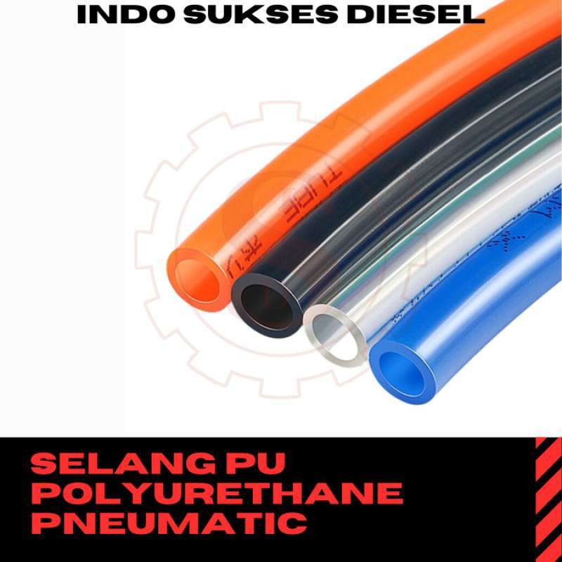 Promo Selang Pu 8 X 6 Hose Polyurethane Pneumatic - 1 Roll / 100 Meter ...