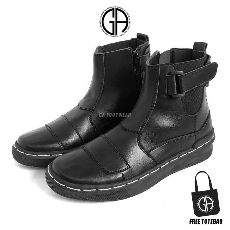 Promo Cras - Sepatu Boots Pria Chelsea Boot Motoran Turing Bikers ...