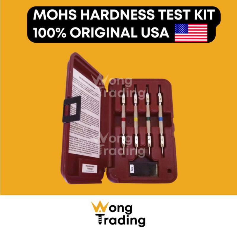 Promo Mohs Hardness Test Kit For Industrial Use Diskon 23% Di Seller ...
