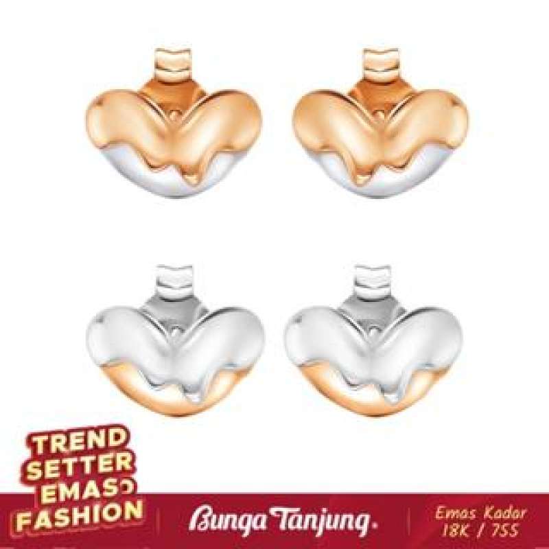 Jual Anting Golden Love Melts - Sandra Dewi - Emas 18k - Bunga Tanjung ...