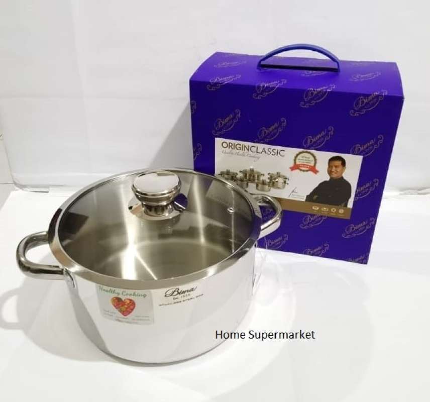 Promo Panci Bima Origin Classic Saucepot 24cm Sus 304 B2001224 Diskon 23% Di Seller Nishimu ...