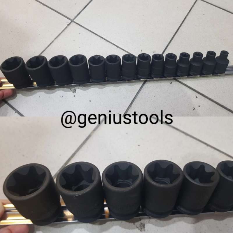 Promo Ti-414 Star Hand Socket Drive 1/2 Ukuran E8-e32 / Sock Bintang Cewe Diskon 23% Di Seller ...