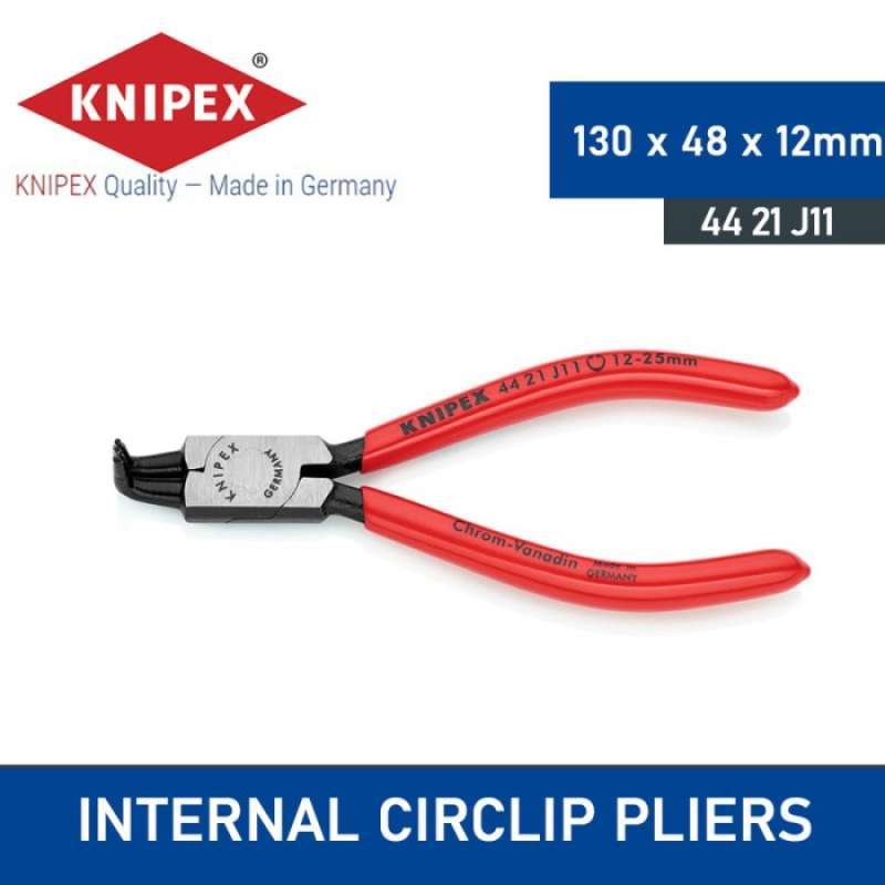 Promo Tang Snap Ring 44 21 J11 Knipex Internal Circlip Pliers 12-25mm Diskon 23% Di Seller Kulee ...