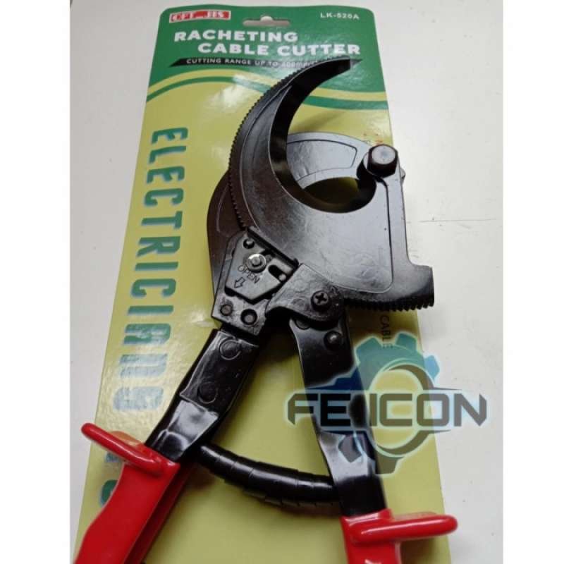 Promo Tang Pemotong Kabel Ratcheting Cable Cutter Lk520a Cutting Up To ...