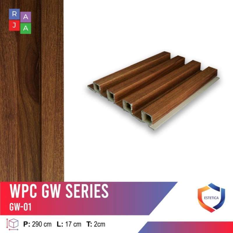 Jual Wpc Wood Wall Panel Pvc Wallpanel Dekorasi Pengganti Stiker Dinding - Gw 05 Di Seller ...