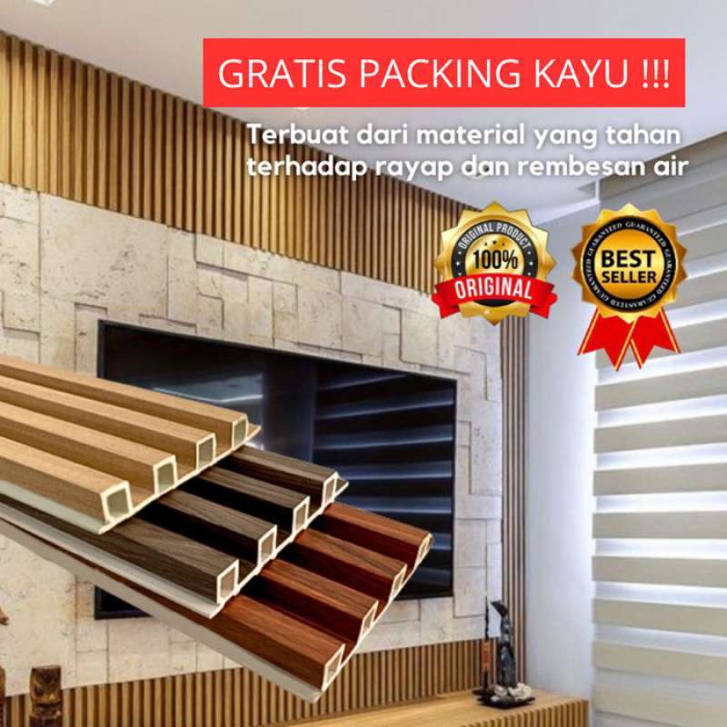 Jual Wpc Wood Wall Panel Pvc Wallpanel Dekorasi Pengganti Stiker ...