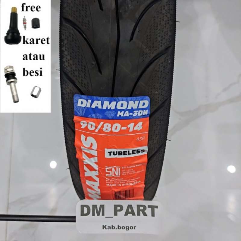 Promo Ban Motor Maxxis 90 80 14 Maxis Diamond Ma-3dn Diskon 23% Di ...