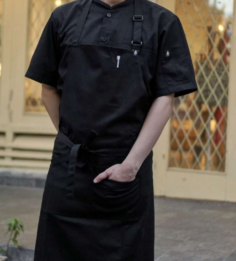 Jual Multi-pocket Apron / Chef Apron / Kitchen Apron / Aksara Celemek ...