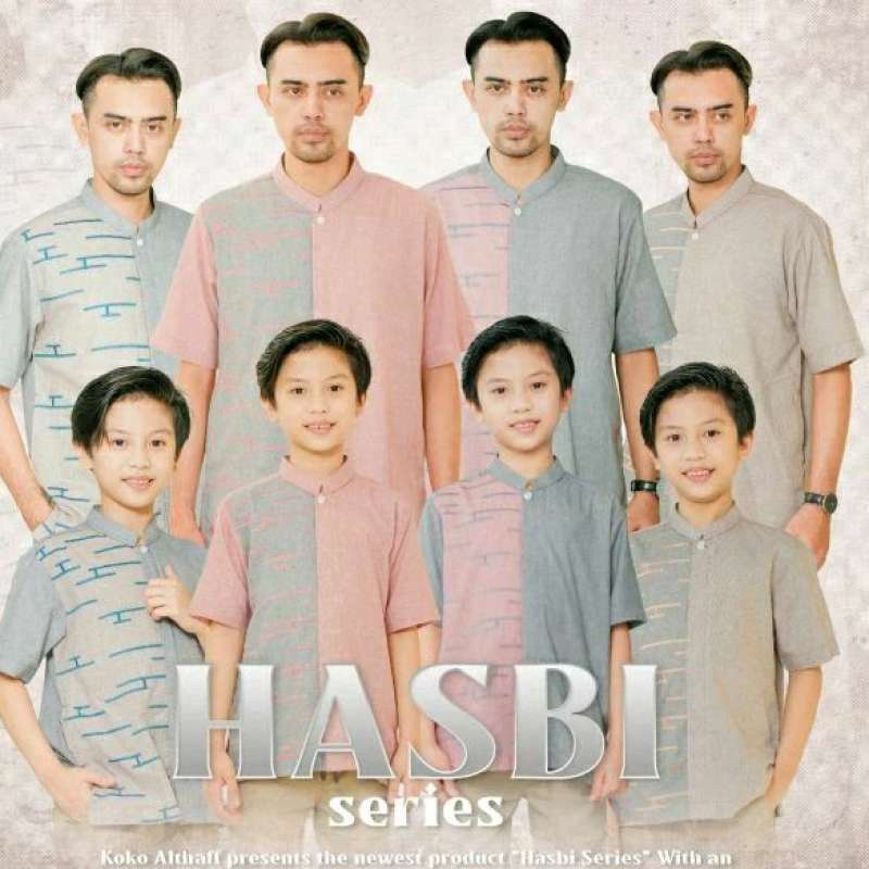 Promo Baju Koko Terbaru Koko Couple Ayah Dan Anak Hasbi Series Koko Althaff Koko Al Haramain ...