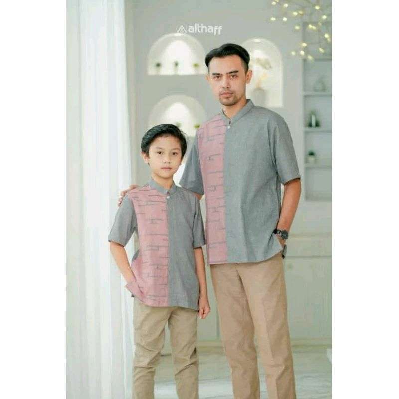 Promo Baju Koko Terbaru Koko Couple Ayah Dan Anak Hasbi Series Koko Althaff Koko Al Haramain ...