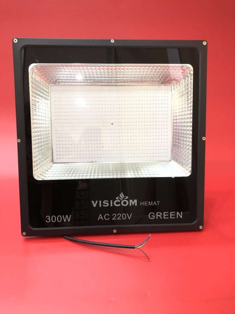 Jual Lampu Sorot Led Flood Light Ac 220v 300 Watt Green Hemat Visicom ...