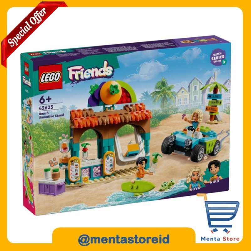 Promo Lego Friends 42625 Beach Smoothie Stand Diskon 11% Di Seller ...