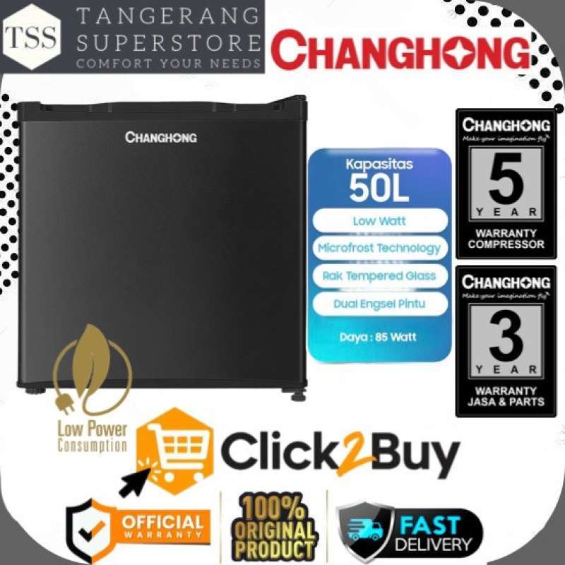 Promo Kulkas Mini Bar Changhong Cbc50 Cbc-50 Super Low Watt Kulkas ...