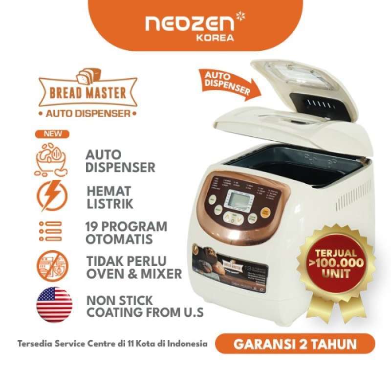 Promo Neozen Bread Master / Pembuat Roti Otomatis Auto Dispenser Diskon ...