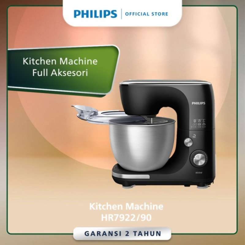 Promo Philips Kitchen Machine Hr7922/90 - Kapasitas 5l Diskon 23% Di ...