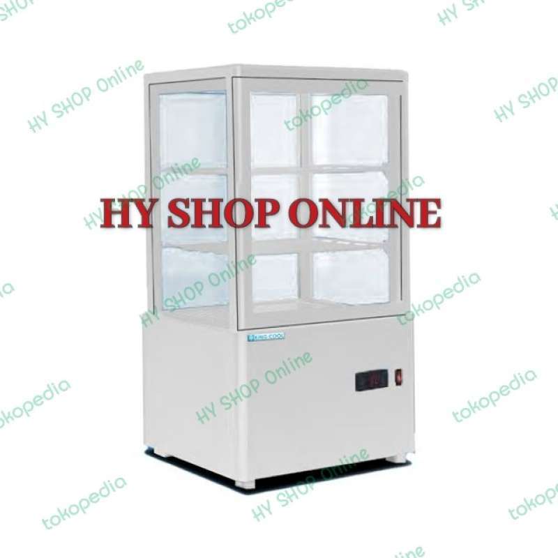 Promo Kulkas Showcase Kaca 4 Sisi Xc-58l Four Side Display Cooler King Chef Diskon 23% Di Seller ...