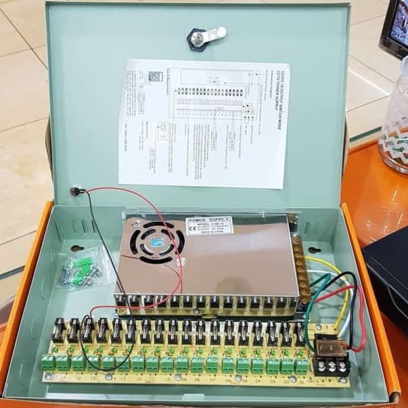 Promo Promo Power Suppy Box 20a 12vol Plus Kipas Anti Panas Diskon 23% ...