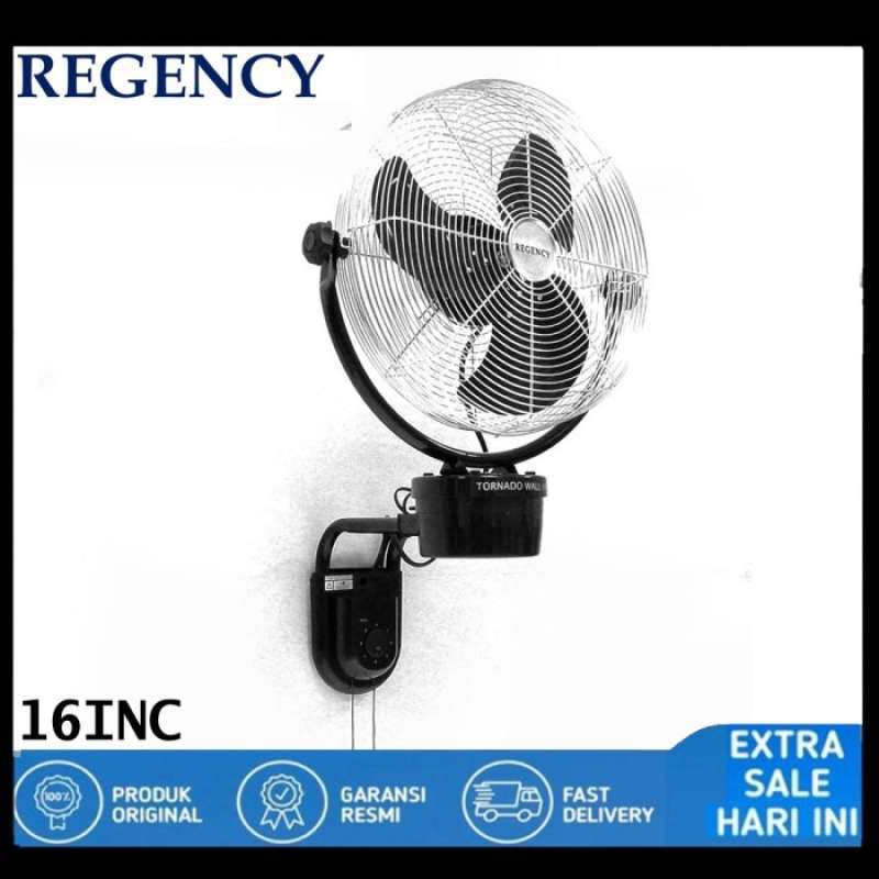 Promo New Kipas Tornado Regency Tw16 Wall Fan 16 Inch Diskon 23% Di ...