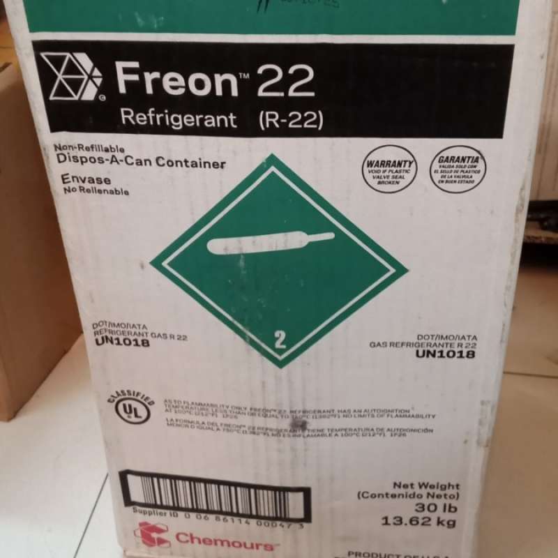 Promo Freon Ac R 22 Chemours U. S. A (original) Diskon 23% Di Seller ...