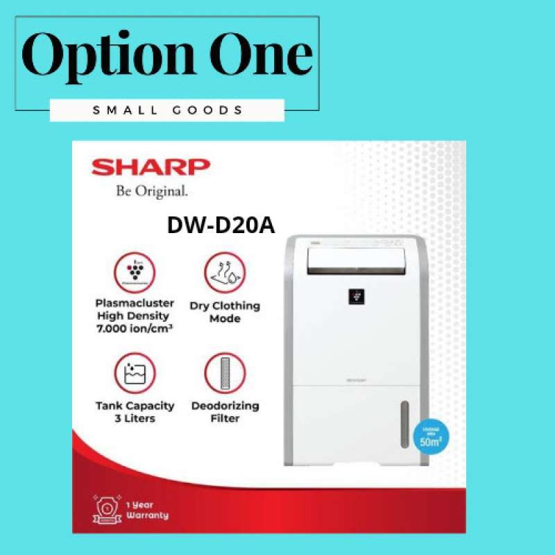 Promo Sharp Air Dehumidifier Dw-d20a-w / Dw D20a W / Dwd20a Diskon 23% Di Seller Akashi Store ...
