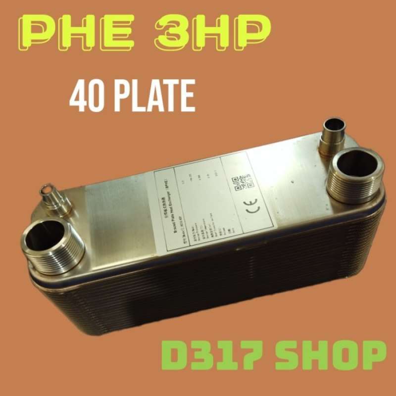 Promo Phe Heat Exchanger H026 Evaporator Bphe 3 Hp / 3 Pk 40 Plate ...