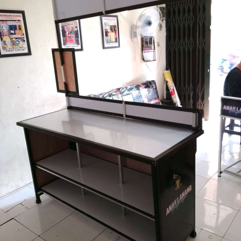 Jual Booth Portable Meja Lipat Gerobak Lipat Ukuran 1,5 Meter Berbahan ...