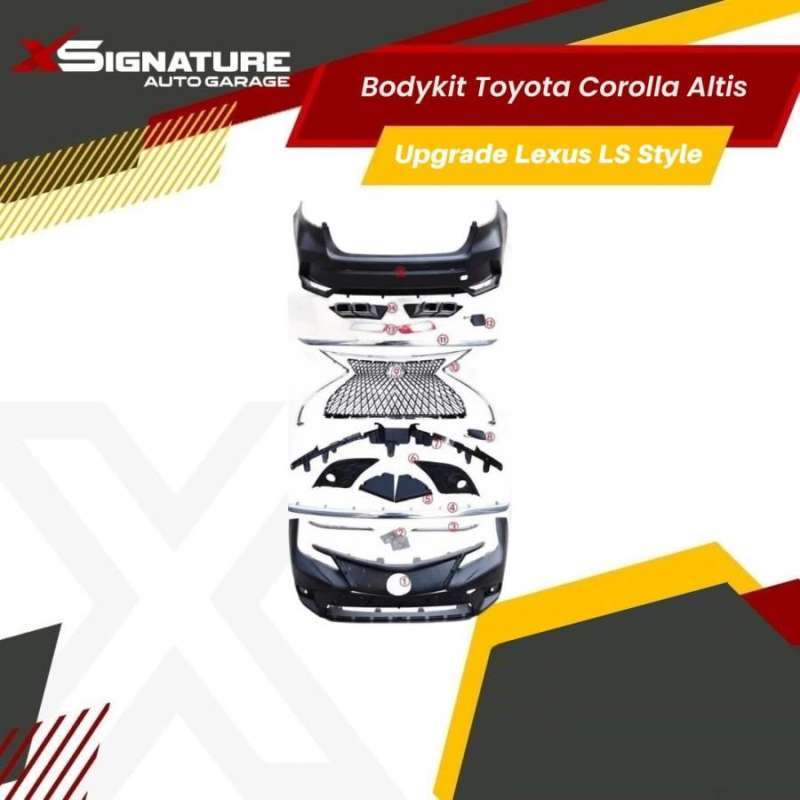 Jual Toyota Altis Corolla 2019-2023 Upgrade Lexus Ls Style Body Kit ...