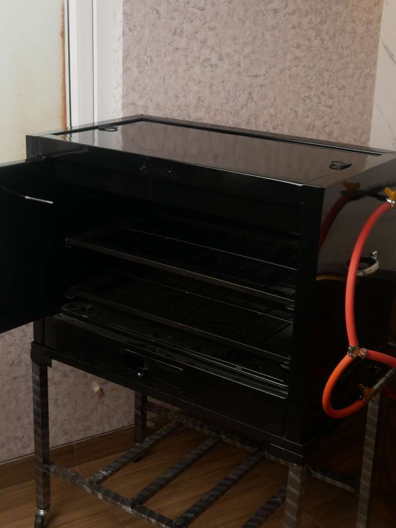 Jual Oven Gas Galvalum Tebal Os-8044 Model Bima Rak Bisa Dilipat + Roda ...