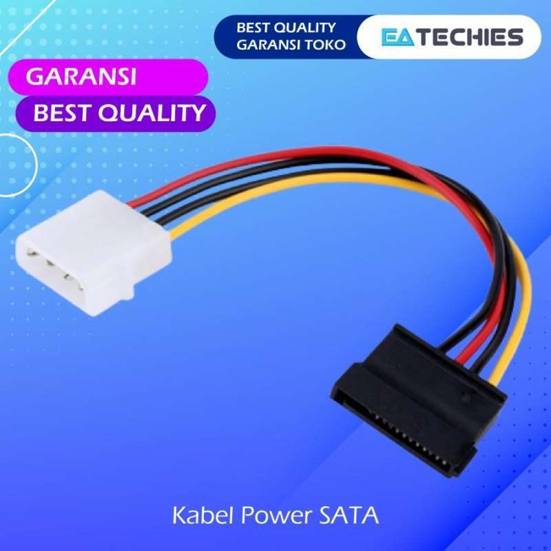 Jual Kabel Power Sata Untuk Pc Komputer / Sata Power Cable Motherboard ...