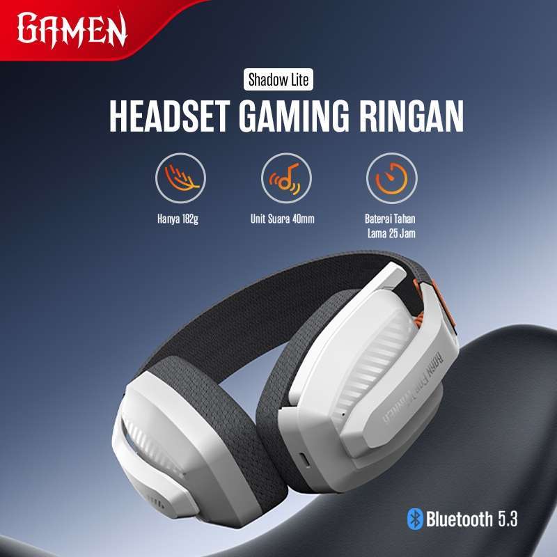 Jual Gamen Shadow Lite Wireless Gaming Headset/headphone Bluetooth Low ...