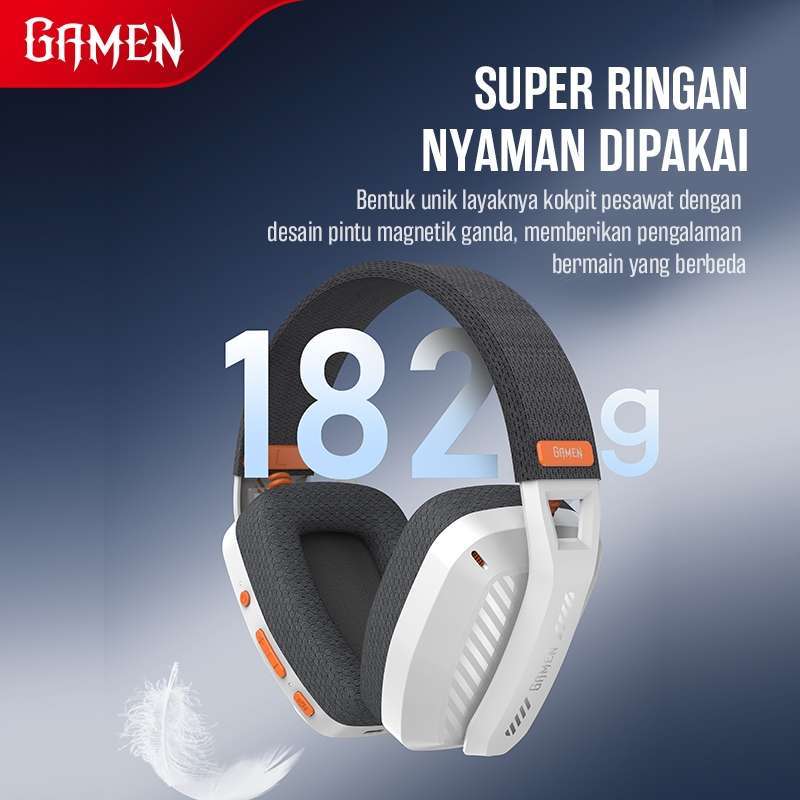 Jual Gamen Shadow Lite Wireless Gaming Headset/headphone Bluetooth Low ...