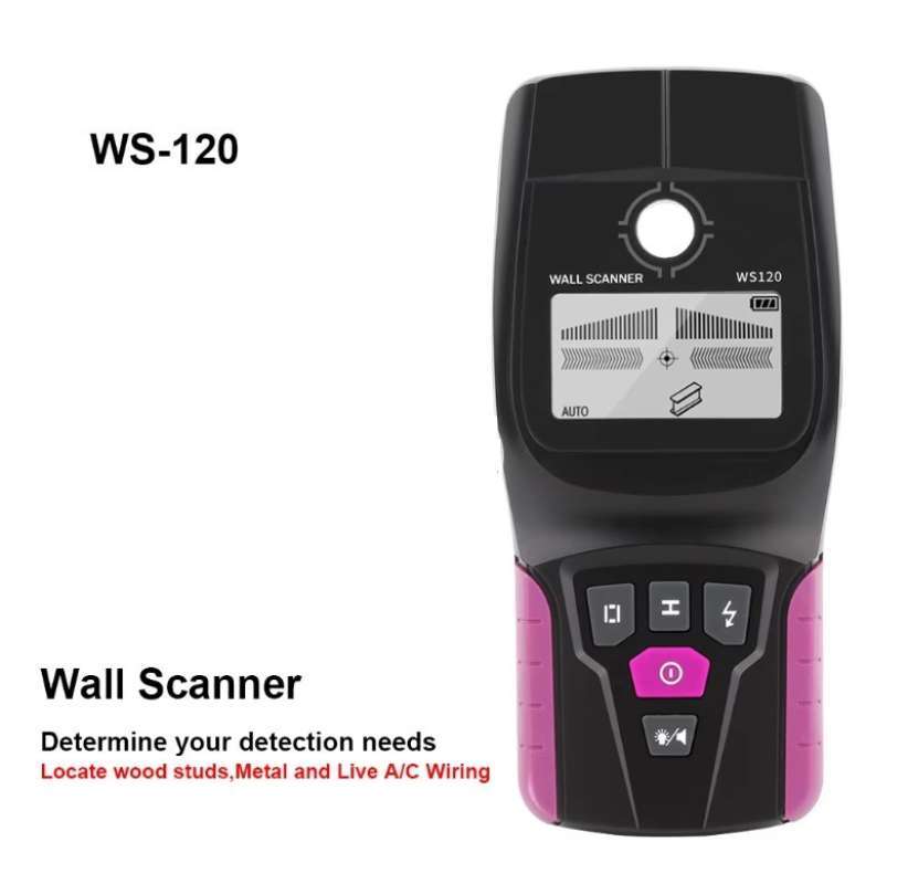 Jual Digital Wall Scanner Professional Detector Live Metal Logam Kabel ...