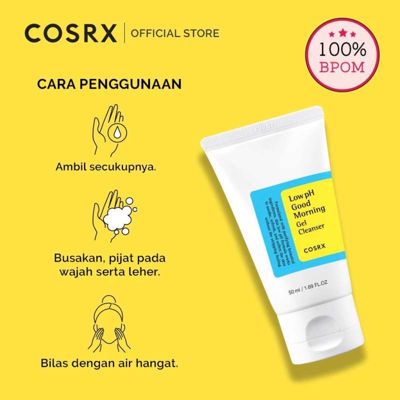 Jual Cosrx Low Ph Good Morning Cleanser 50 Ml Di Seller Beauty By ...
