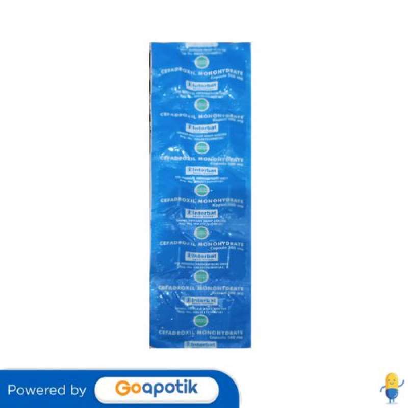 Jual Cefadroxil Monohydrate Interbat 500 Mg Strip 10 Kapsul Di Seller ...