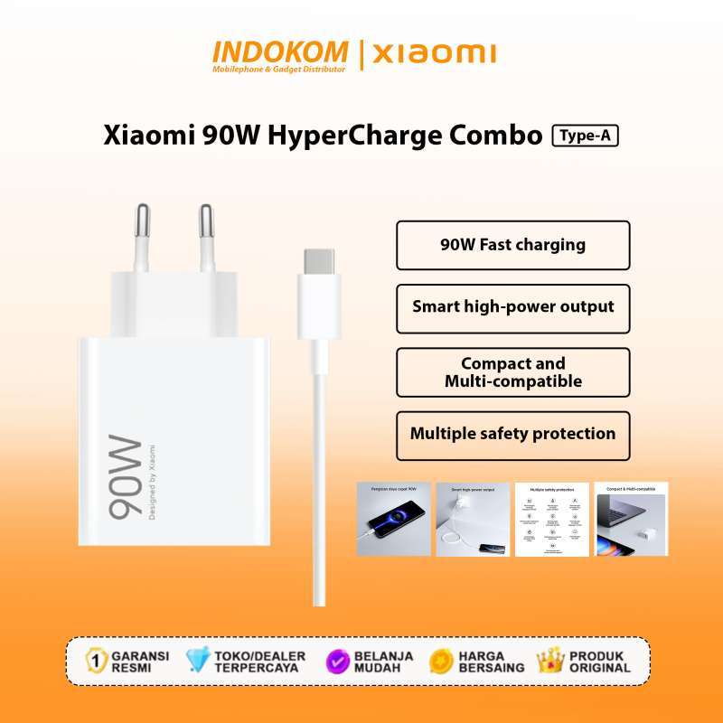 Jual Xiaomi 90w Hypercharge Combo (type-a) - Garansi Resmi Di Seller ...