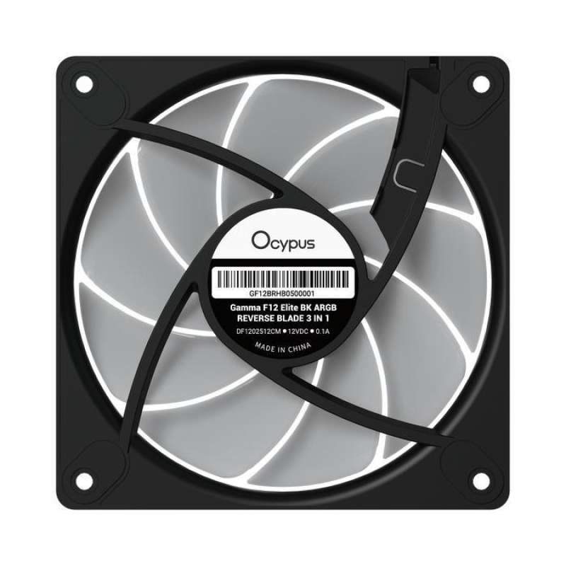 Jual Ocypus Gamma F12 Elite Argb Reverse Blade 3 In 1 Cooler Case 120mm ...