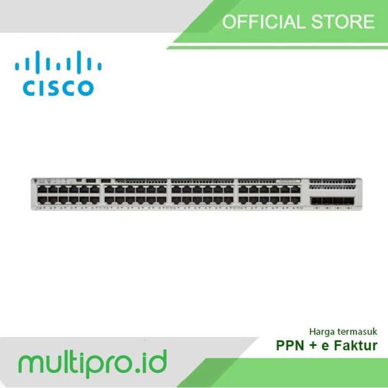 Jual Cisco C9200L-48T-4G-E Catalyst 9200 Series Switch + SmartNet di ...