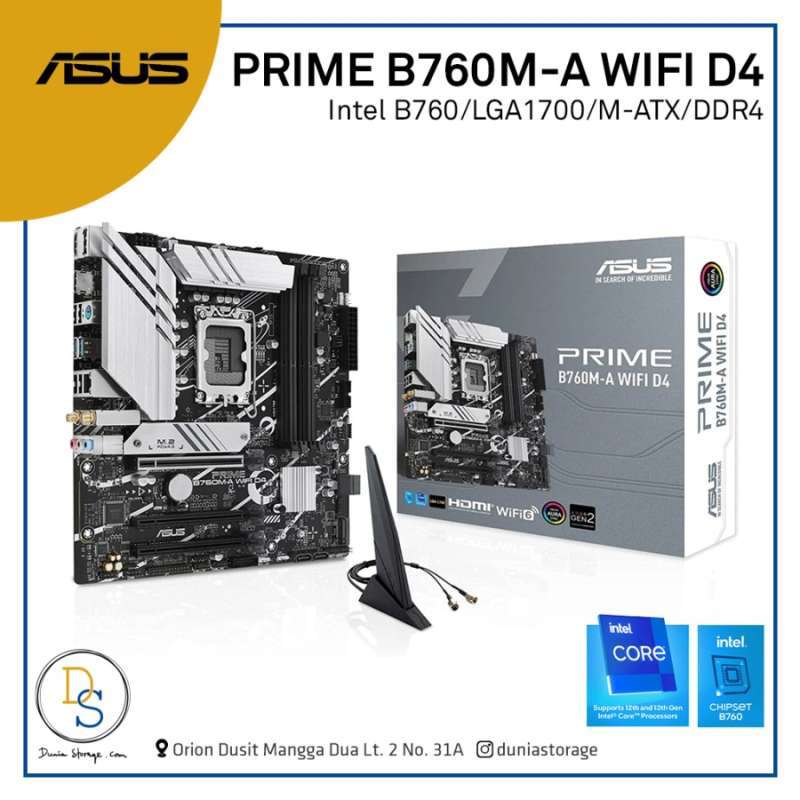 Jual ASUS PRIME B760M-A WIFI D4 | Intel B760 LGA 1700 Micro ATX ...