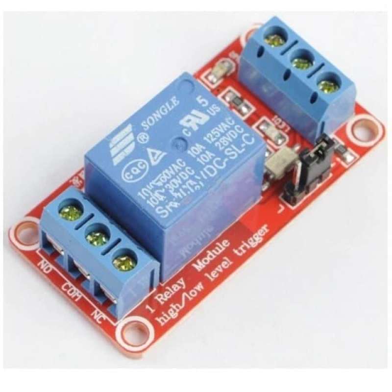 Jual Relay 1Ch 12V High Low Level Triger Optocoupler Module for Arduino ...